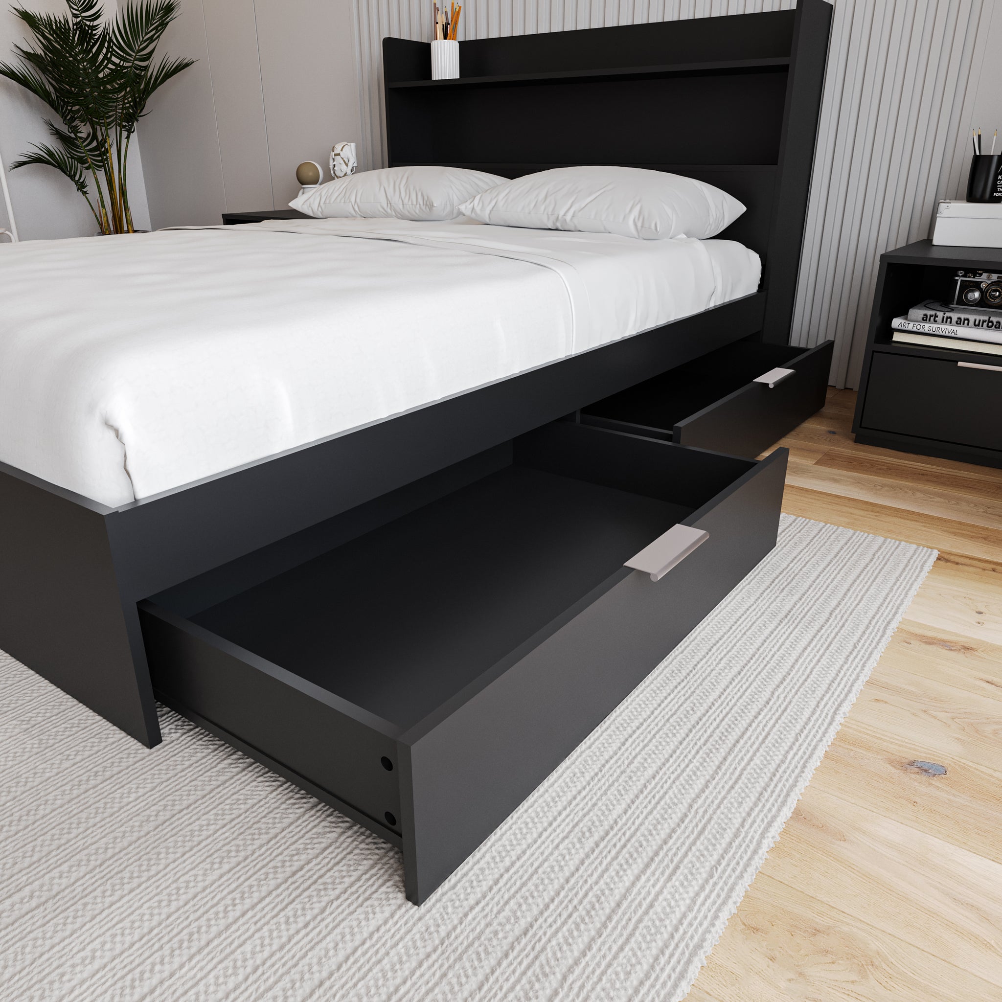 Nexera storage bed store